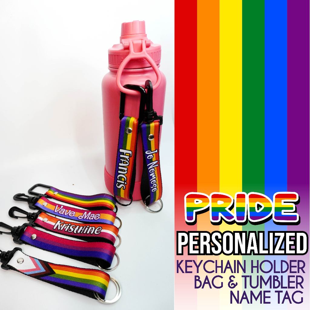 LGBTQIA+ Bag tag PERSONALIZED Lanyard, Perfect as keychain and Tumbler ...