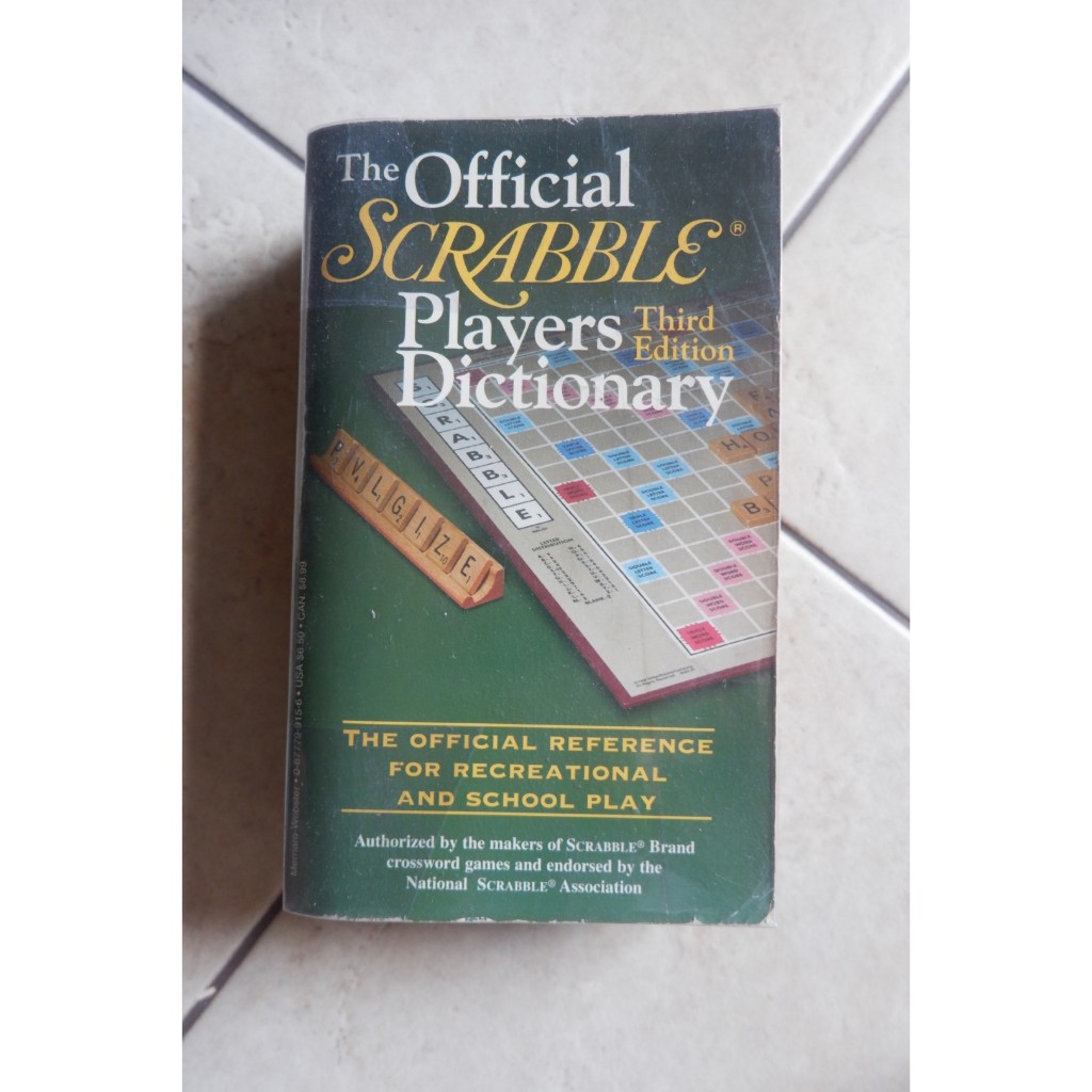 The Official Scrabble Player Dictionary Third Edition | Shopee Philippines