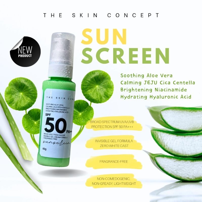 The Skin Concept Lightweight Broad Spectrum Sunscreens | Hyaluronic ...