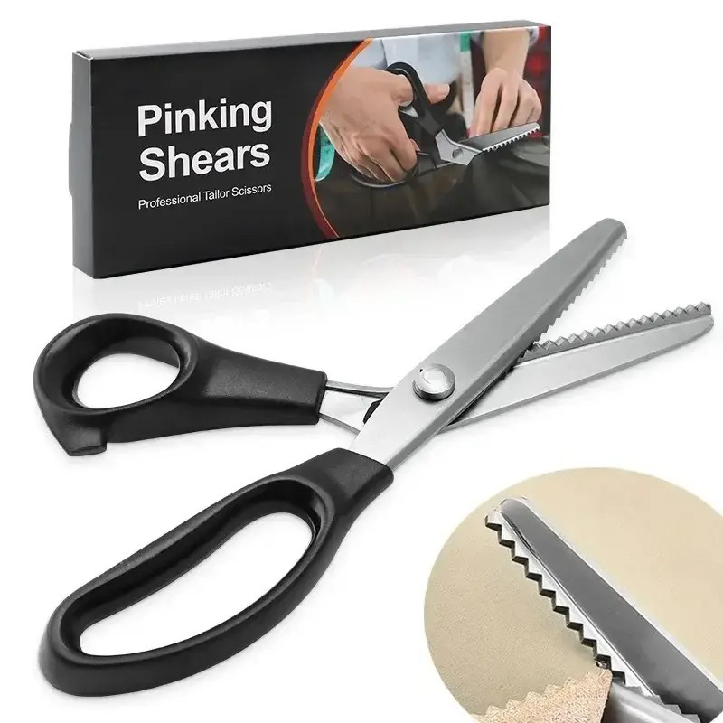 Sewing Cut Scissors Dressmaking Shear Pinking Tool Textile DENIM ...
