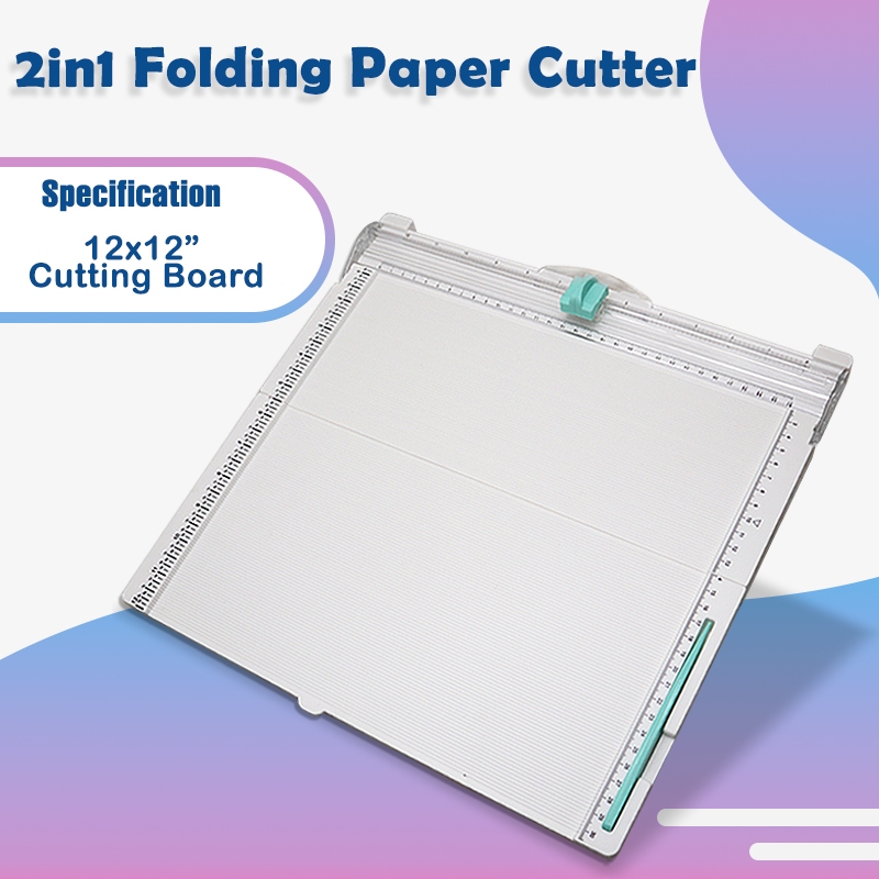 2in1 Multi-function Paper Cutter Plastic Base with Scoring Board ...