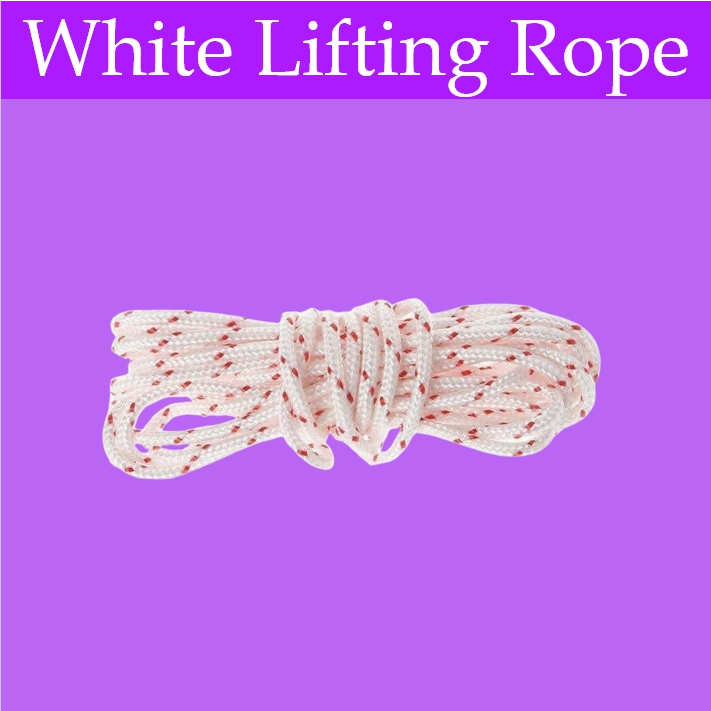 Mago 5-10 Meters 4-6-8mm White Lifting Rope Safety Rope, Braided Rope ...