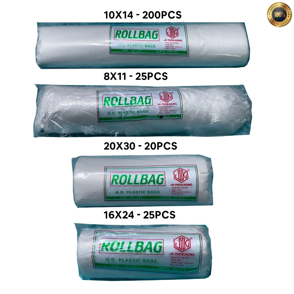 Plastic Labo Clear Plastic Bag on a Roll | Shopee Philippines