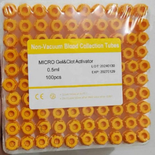 Micro_gel & activator_tube_0.5ml_1box(30 trays) | Shopee Philippines