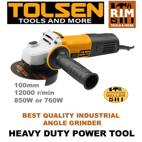 TOLSEN Angle Grinder (850W or 760W) 100mm) | Shopee Philippines