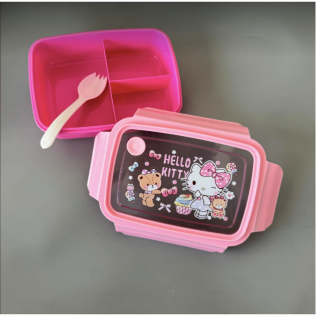 hello kitty lunch box with spoon | Shopee Philippines