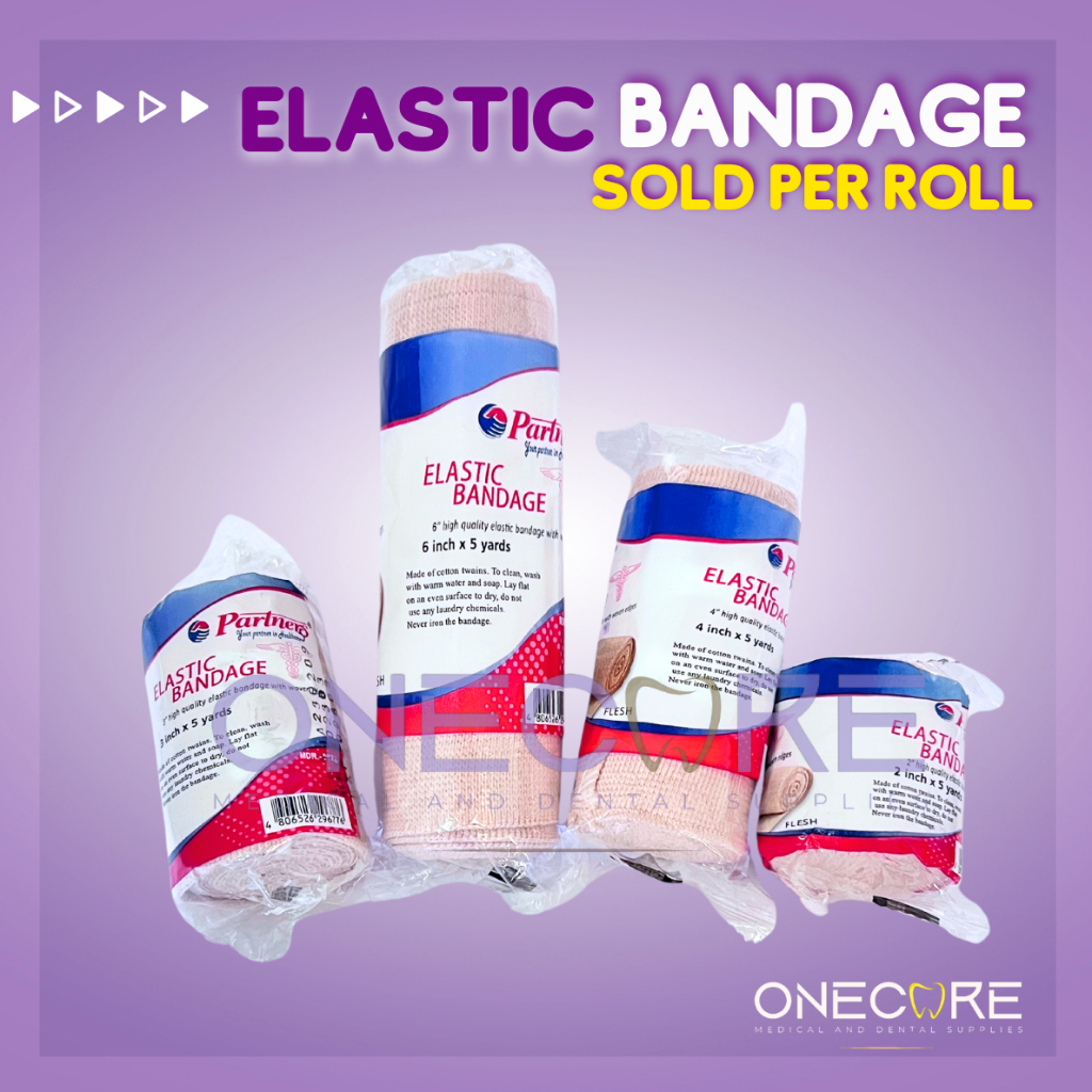 [1Piece] Partners - Elastic Bandage [6x5, 4x5, 2x5] | Shopee Philippines