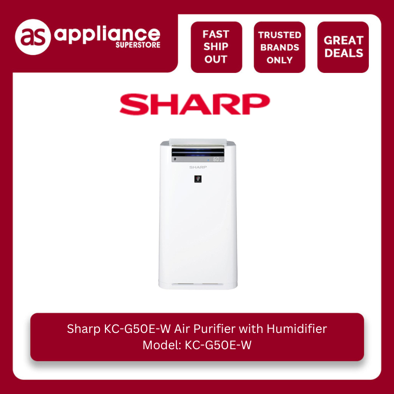 Sharp KC-G50E-W Air Purifier with Humidifier | Shopee Philippines