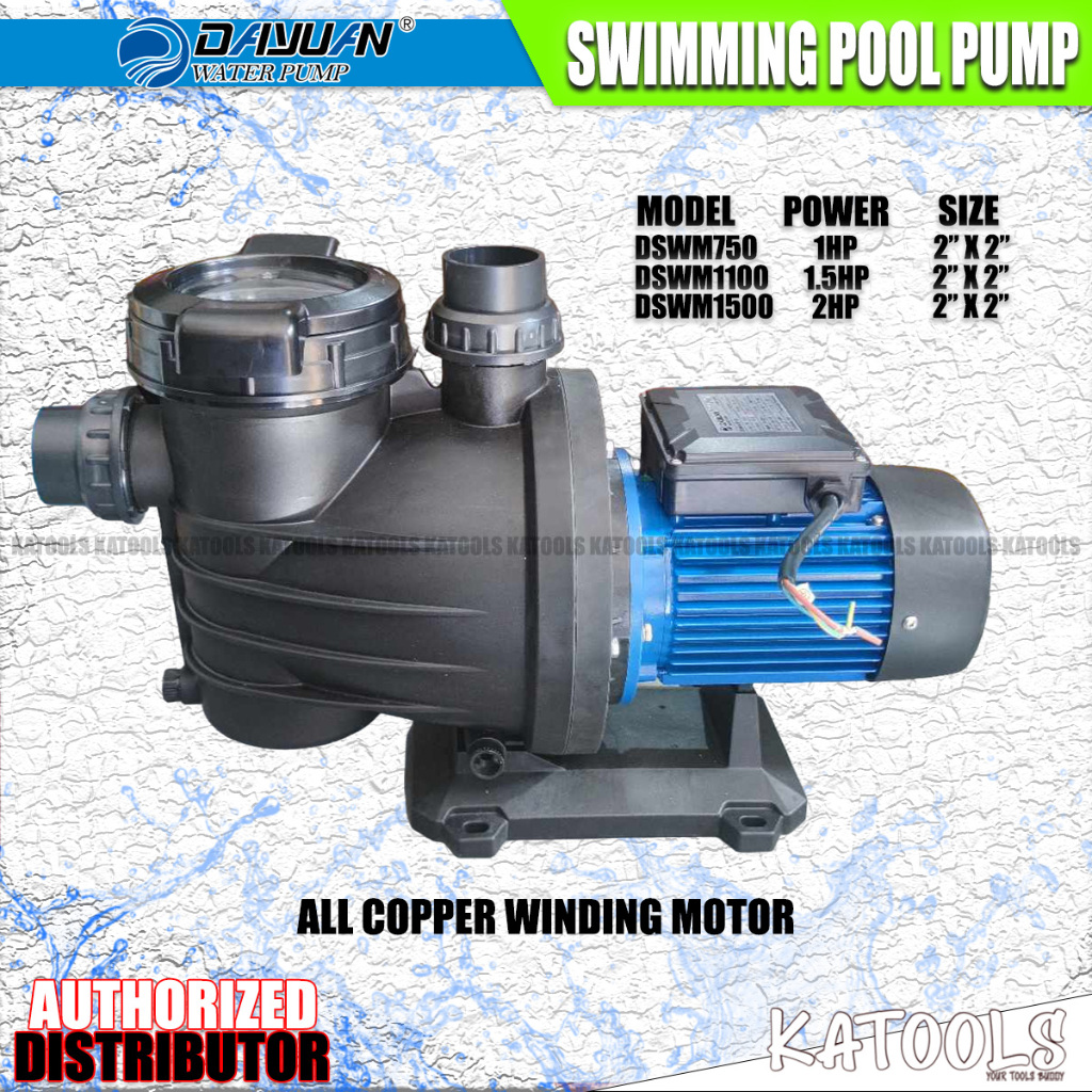DAYUAN Italy Tech Swimming Pool Pump Water Pump with Copper Winding for ...