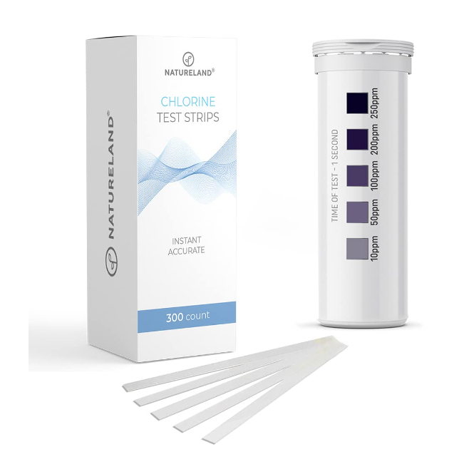 10-250 ppm Chlorine Sanitizer Test Strips for Restaurant Food Service ...