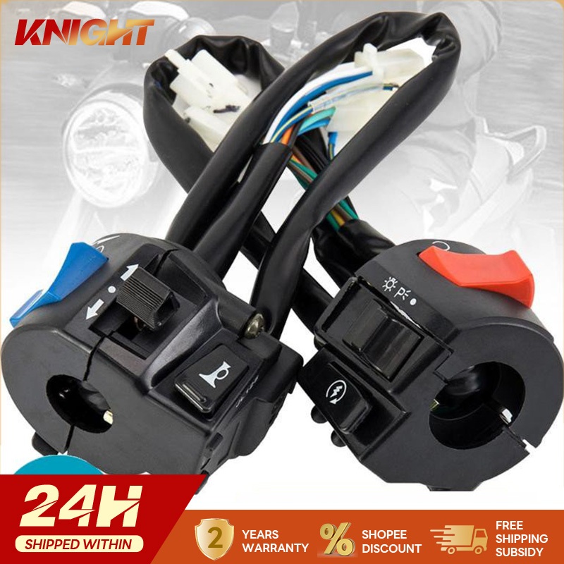 【Fast Delivery】Left And Right Switch (universal ) Motorcycle Handlebar ...