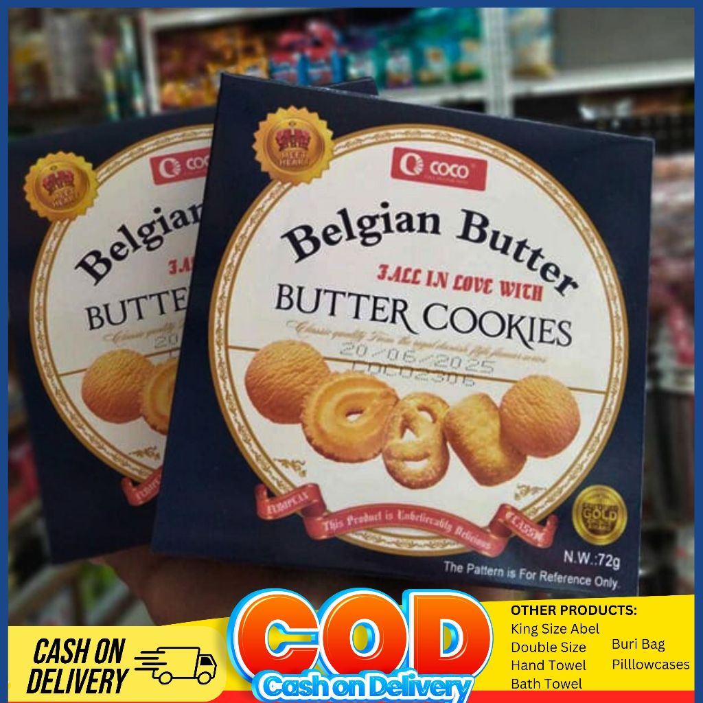 Coco Belgian Butter Cookies Pasalubong Snacks for kids WFH Snacks ...