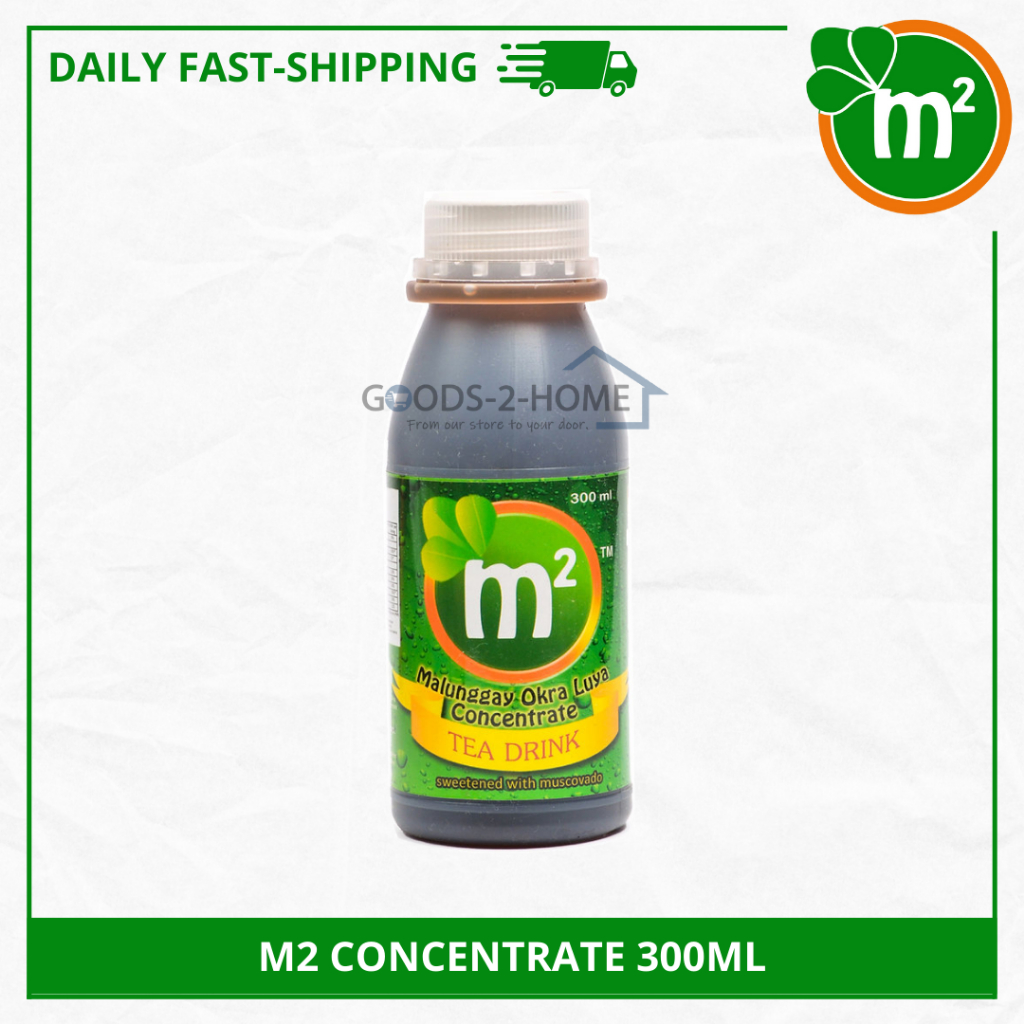 NEW STOCKS! M2 Malunggay Okra Luya Tea Drink Concentrated 300ml ...