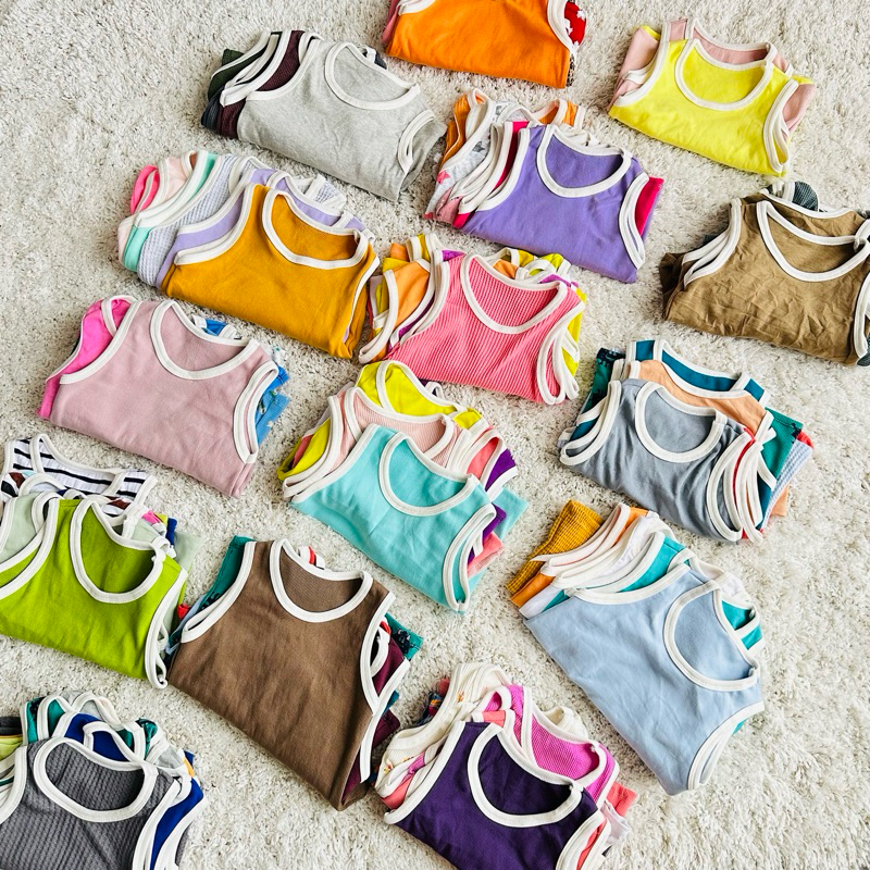 3PCS UNISEX BUNDLE PRESKO SANDO ONLY PREMIUM COTTON SANDO KIDS BASIC ...