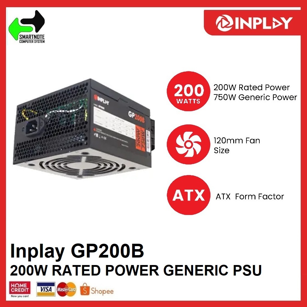 INPLAY GP-SERIES GENERIC POWER SUPPLY GP200B/GP200L/GP250L/GP300L POWER ...
