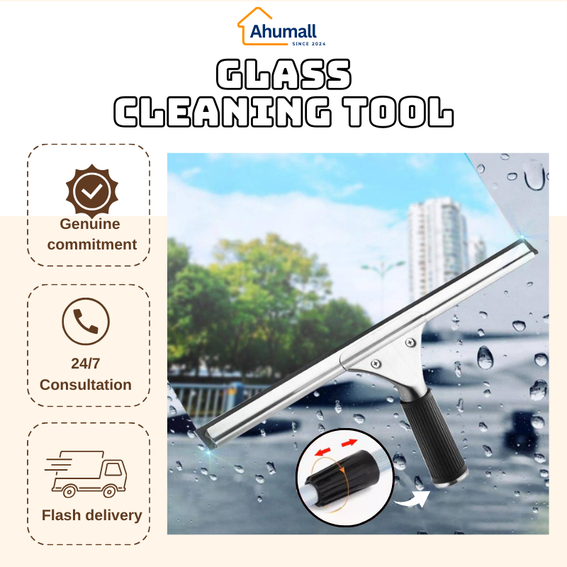 Window Glass Cleaning Rubber Scraper Auto Car Windshield Multi-purpose ...