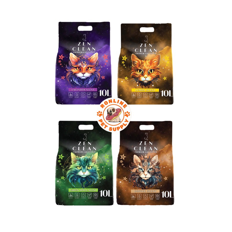 Zen Clean Premium Cat Litter (10L) | Shopee Philippines