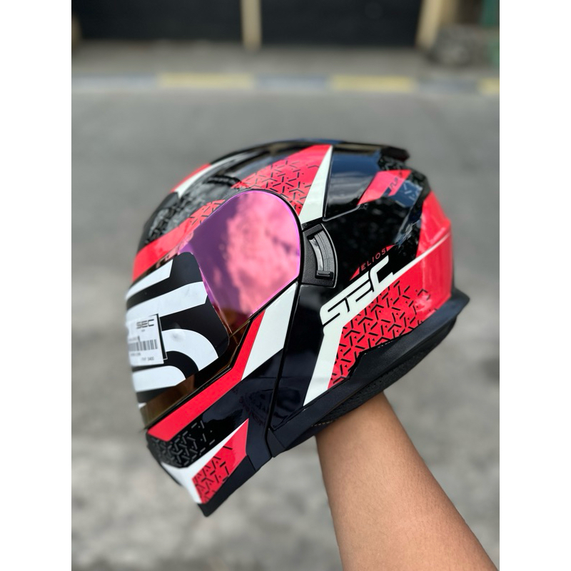 SEC PILOT MODULAR HELMET w/ freebies! | Shopee Philippines