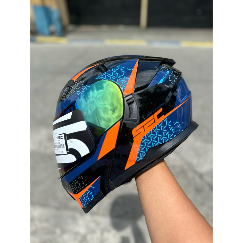 SEC PILOT MODULAR HELMET w/ freebies! | Shopee Philippines