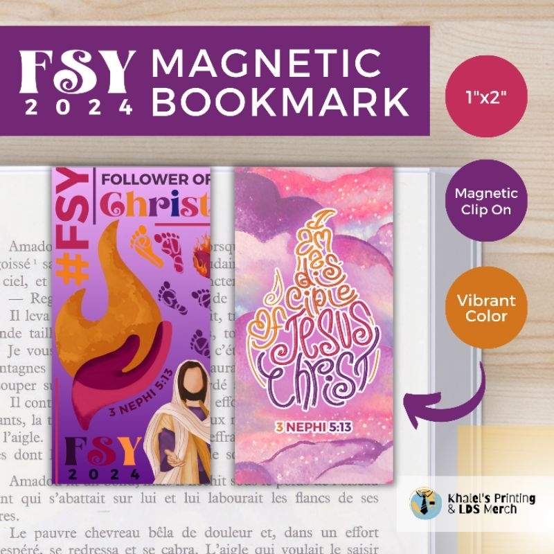 FSY 2024 inspired magnetic bookmark | Shopee Philippines