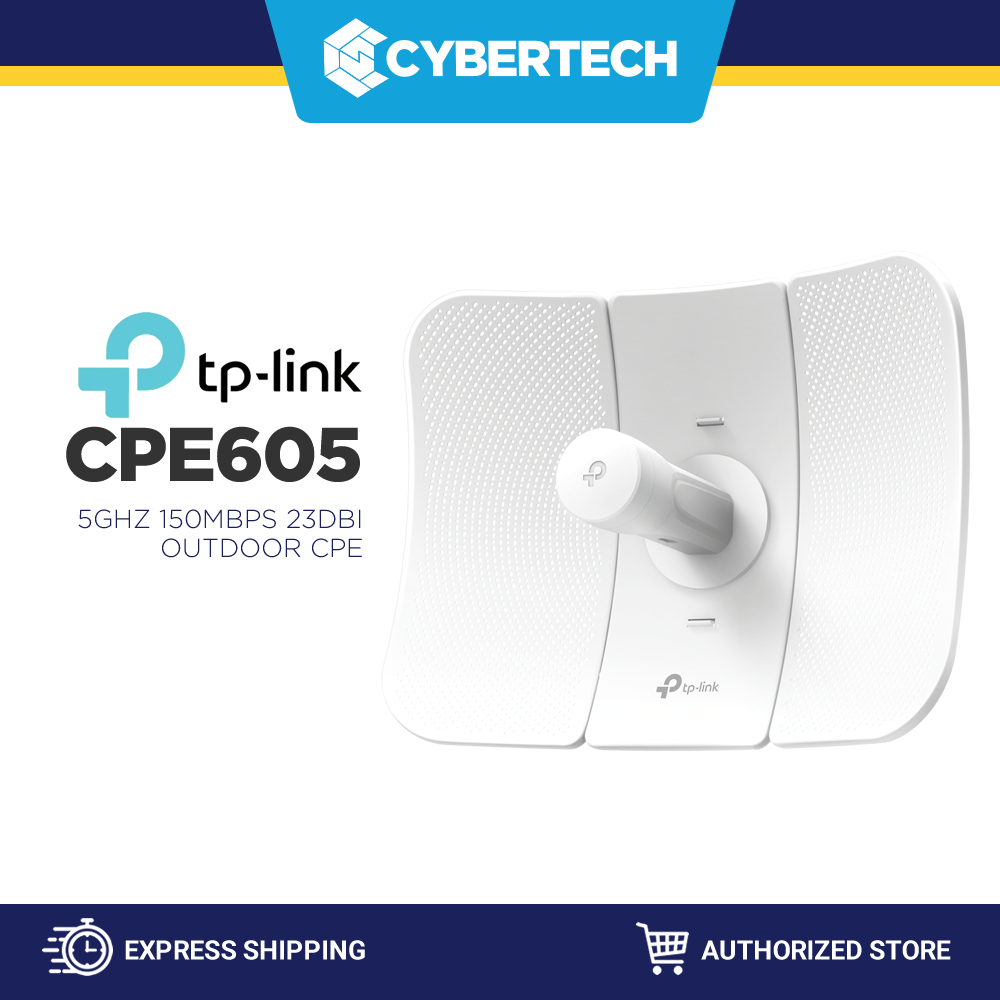 Cybertech TP-Link CPE605 5GHz 150Mbps 23dBi Outdoor CPE | Shopee ...