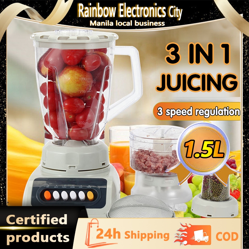 Rainbow 2 in 1 Multifunctional Blender 300W Ice Crusher Blender For ...