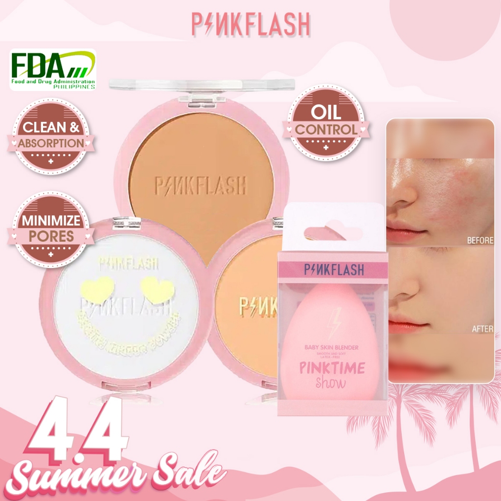PINKFLASH Face Makeup Set Pressed Powder Matte Lightweight Oil Control ...