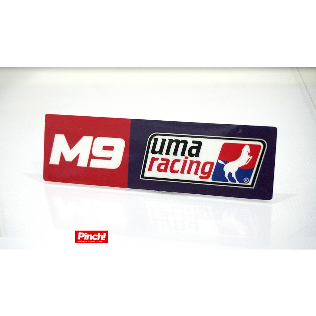 Pinch Motorcycle Sticker - M9 Uma Racing Motorcycle for ECU 4pcs ...