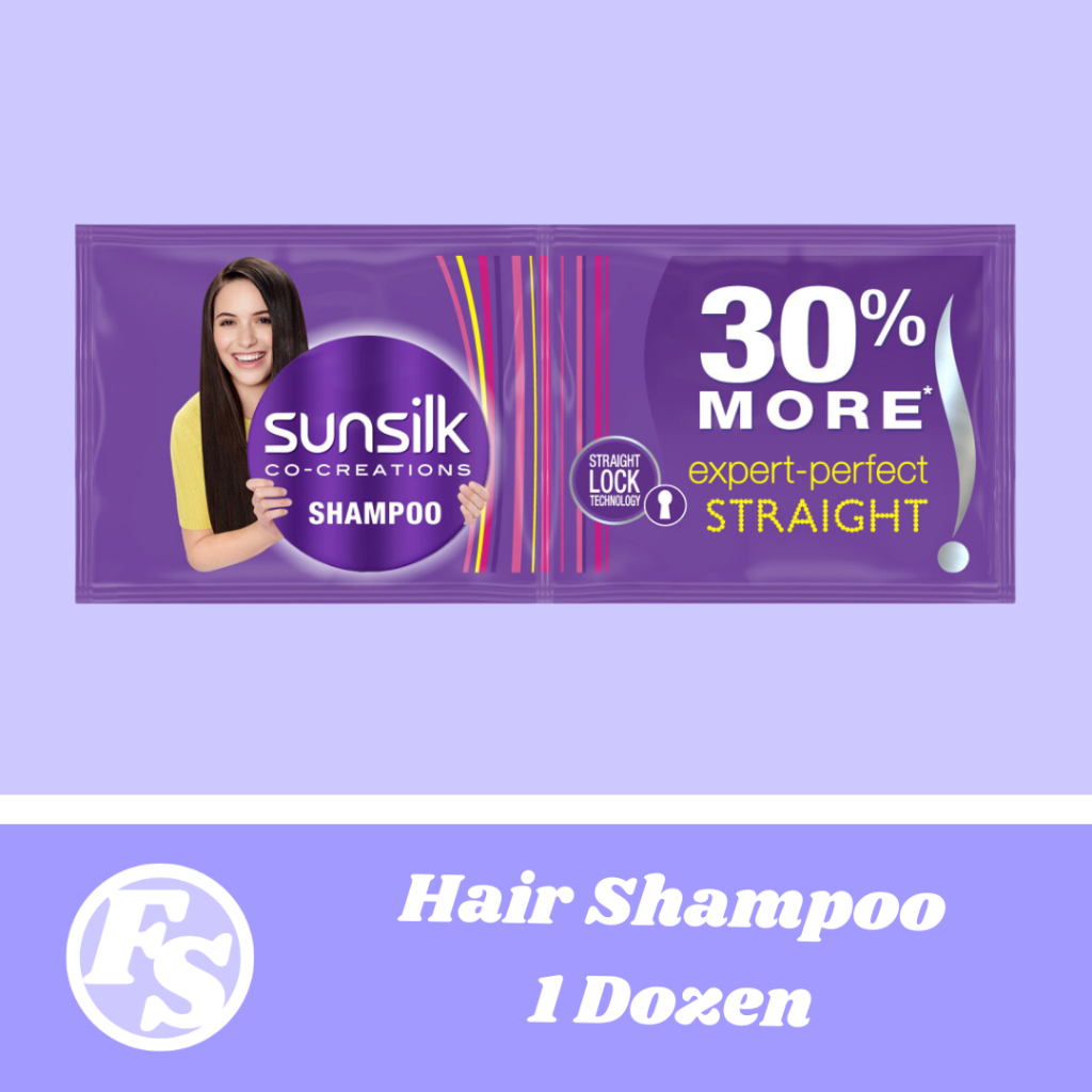 Sunsilk Activ-Infusion Expert-Perfect Straight Shampoo 13mL (1 Dozen ...