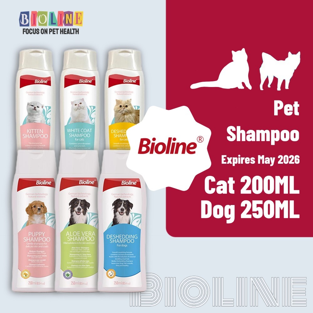 Bioline Cat Baby White Coat Deshedding Shampoo 200mL puppy shampoo ...