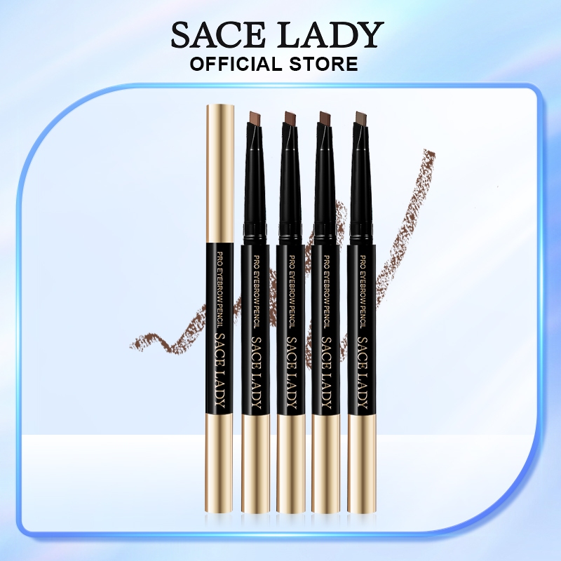 SACE LADY Eyebrow Pencil Waterproof Ultra-fine Triangle Brow Pencil 2 ...