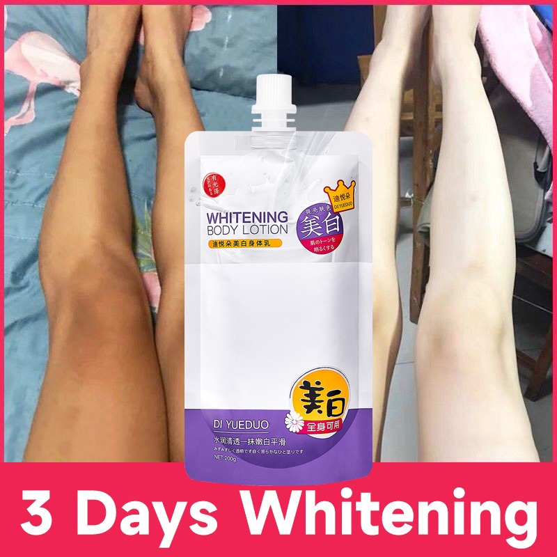 Instant Whitening Lotion Rapid Skin Bleaching Body Cream Moisturizing Brightening Skin 200G ...