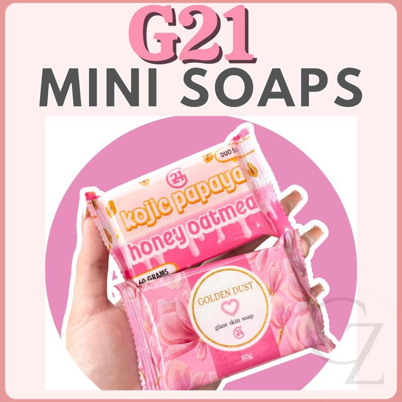 G21 MINI Soaps (Golden Dust/Duo Soap/Bleaching Soap) NEW PACKAGING ...