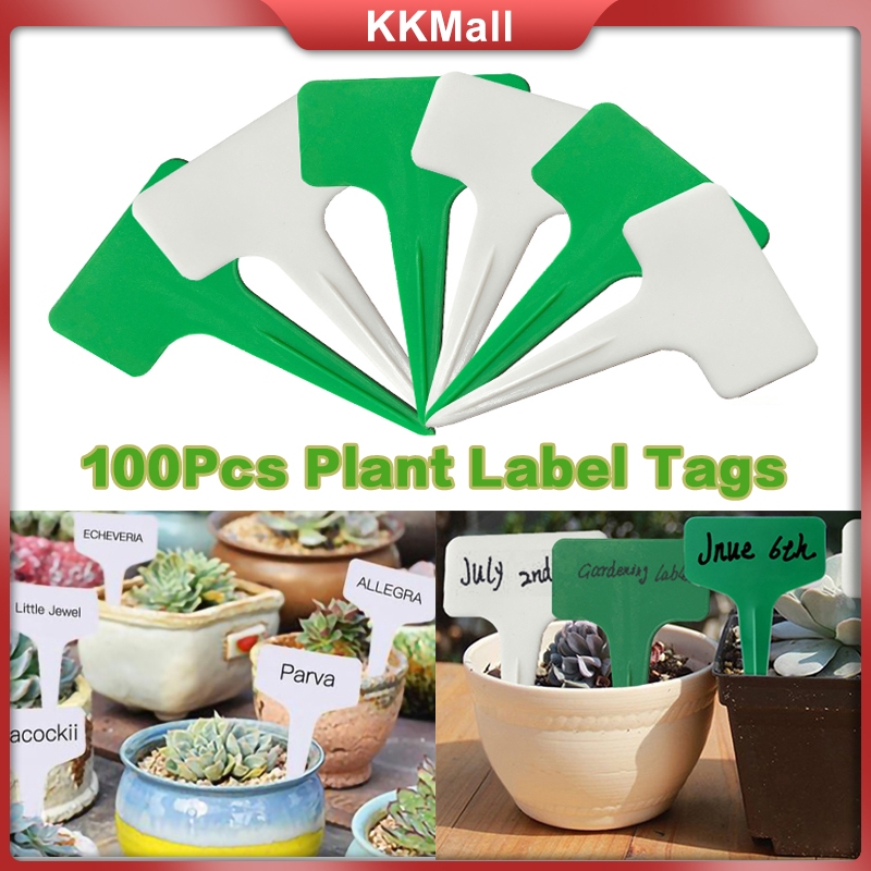 100pcs Waterproof Plant Tag Plastic Plant Labels Garden Plants Tree ...