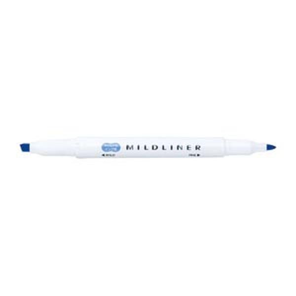 Zebra Mildliner MILD DARK BLUE Double-Ended Highlighter | Shopee ...