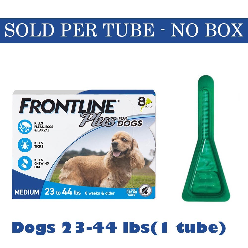 FRONTLINE Plus Anti Ticks and Fleas Control for Dogs and Cats Repellent ...