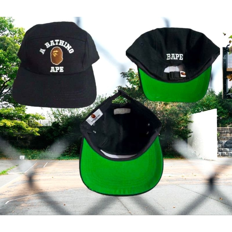 5 Panel Hat(A bathing Ape inspired ) | Shopee Philippines