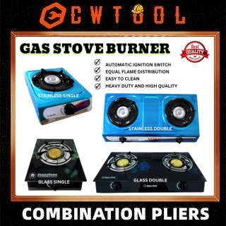 Gas Stove Burner (KALAN) SINGLE/DOUBLE Stainless or Glass | Shopee ...
