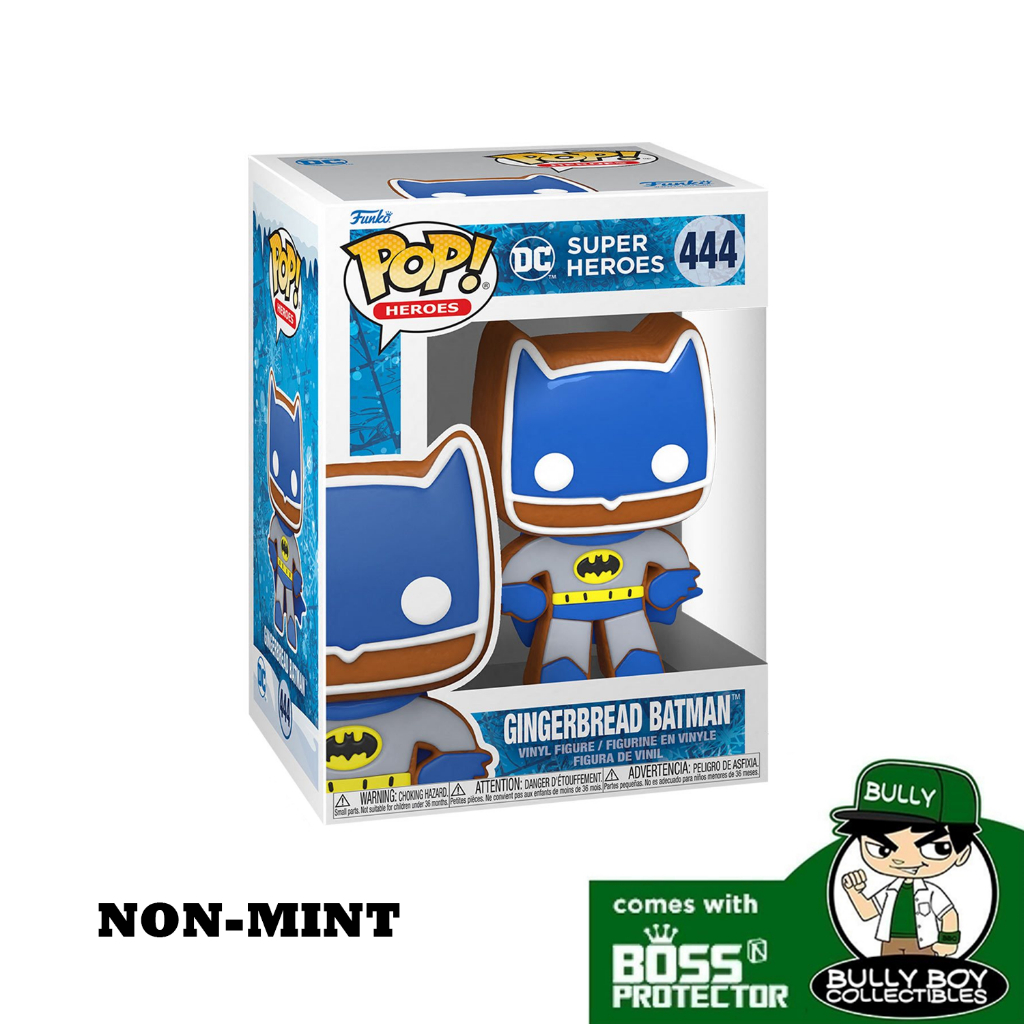 POP! Heroes: DC HOLIDAY - Gingerbread Batman 444 (NON-MINT) With Boss ...