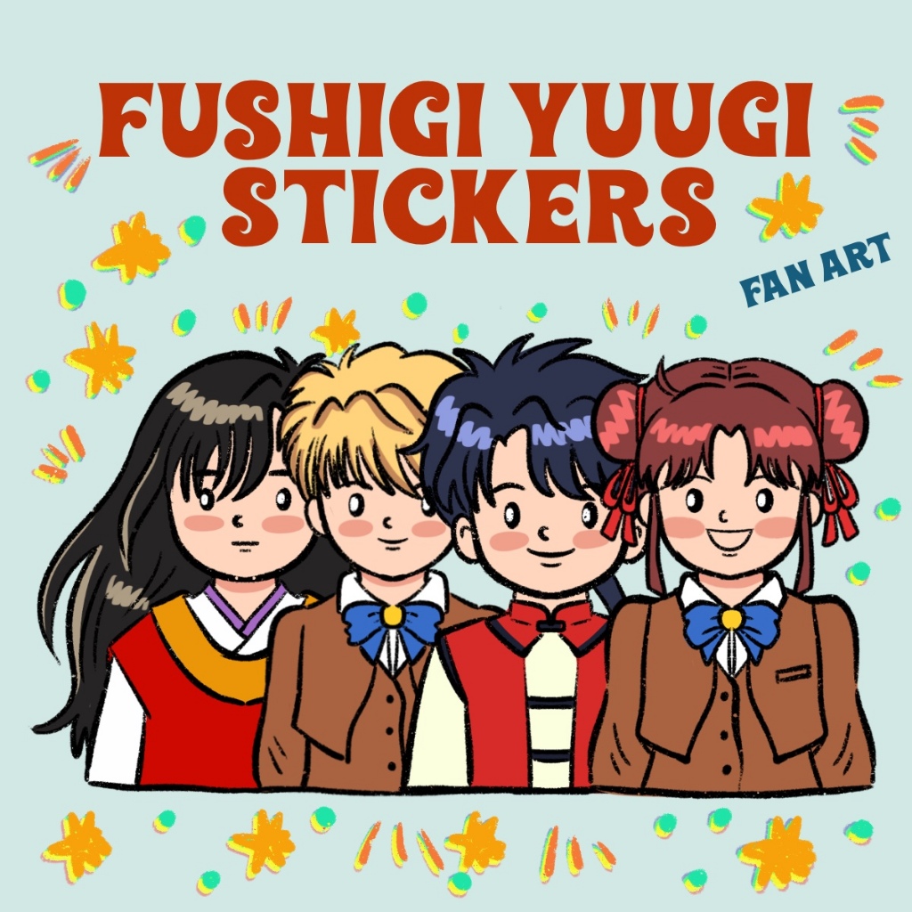 Fushigi Yuugi Stickers | Vinyl Matte Waterproof | Shopee Philippines