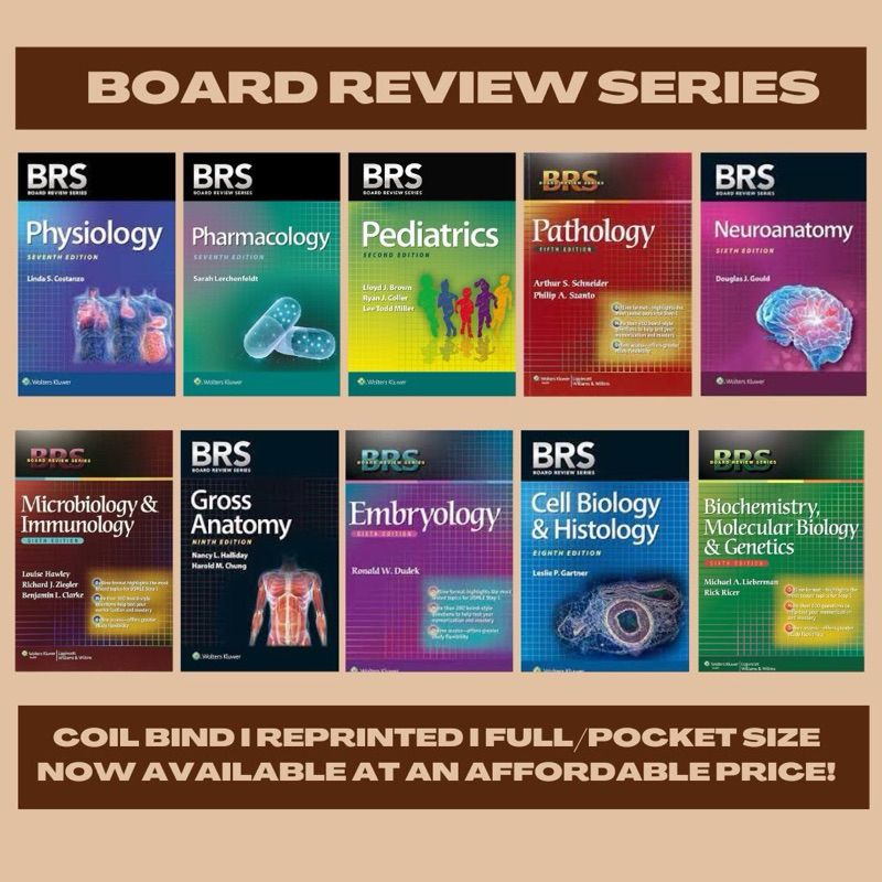 BOARD REVIEW SERIES (BRS) FULL SET | Shopee Philippines