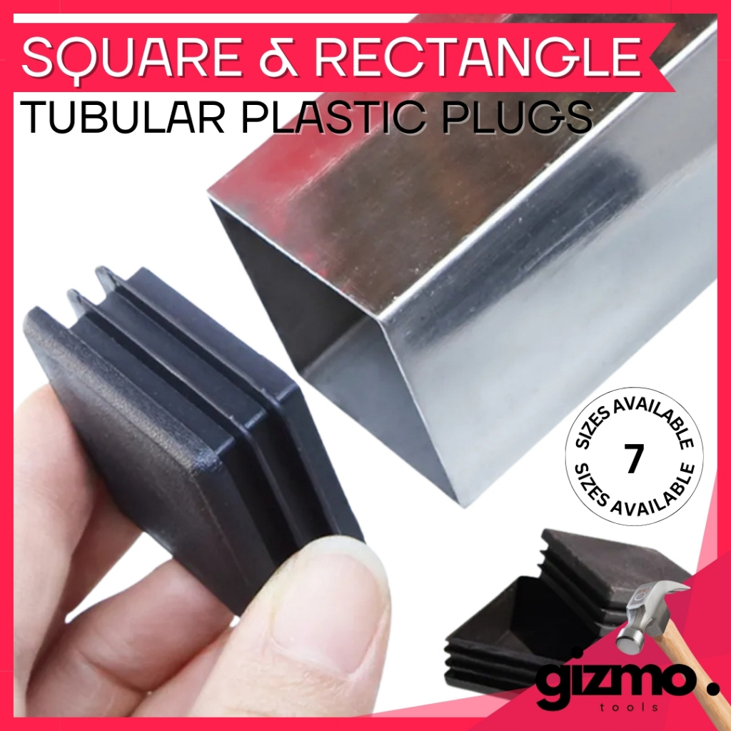 Square Rectangle Tubular Plastic Plug Caps for Chair and Table Footings ...