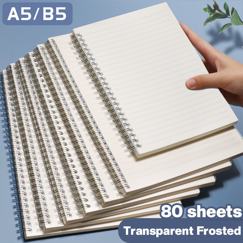 Spring Notebook A5/B5 Thickening Coil Notebook Spiral Notebook Line ...