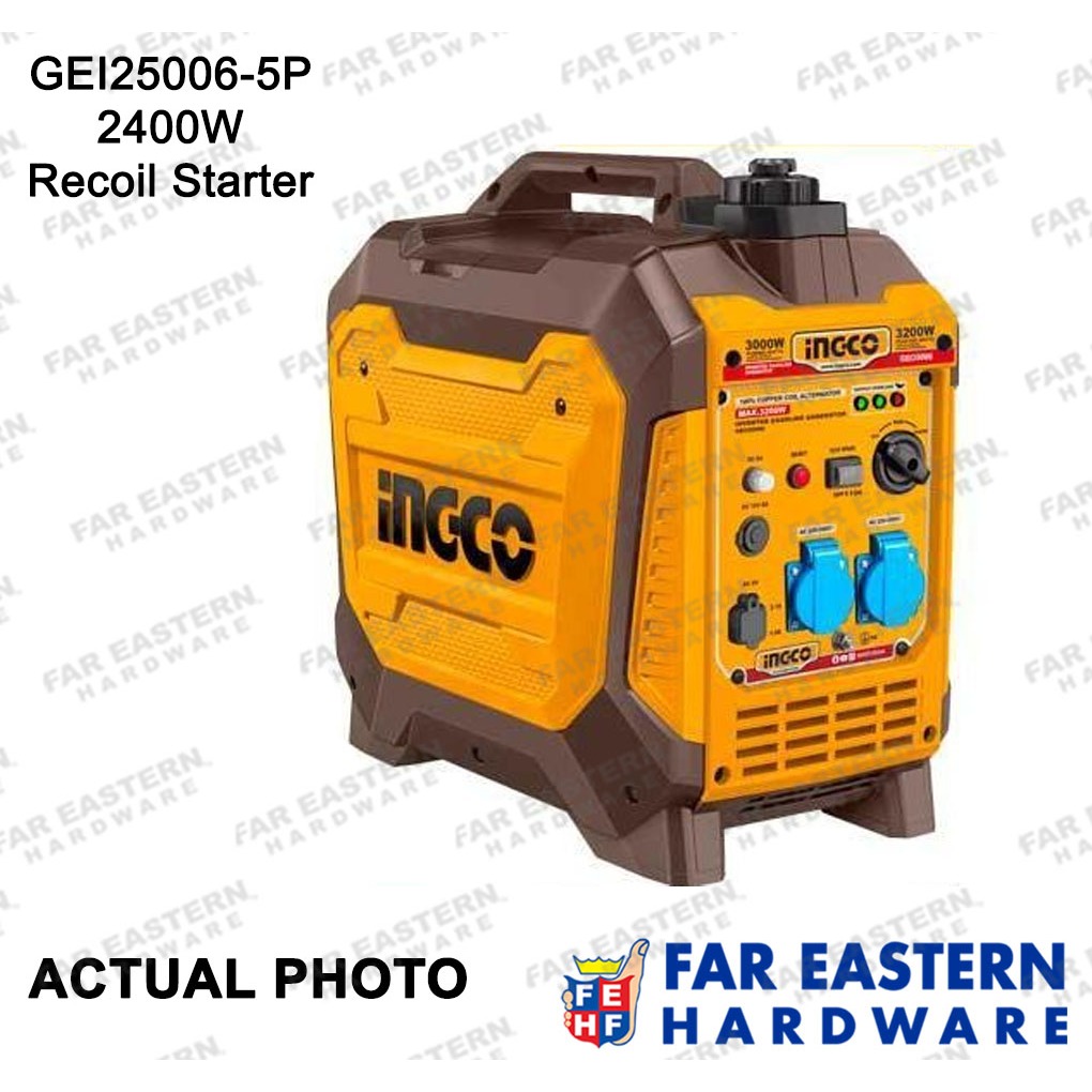 INGCO Inverter Gasoline Generator Portable Silent Genset Manual ...