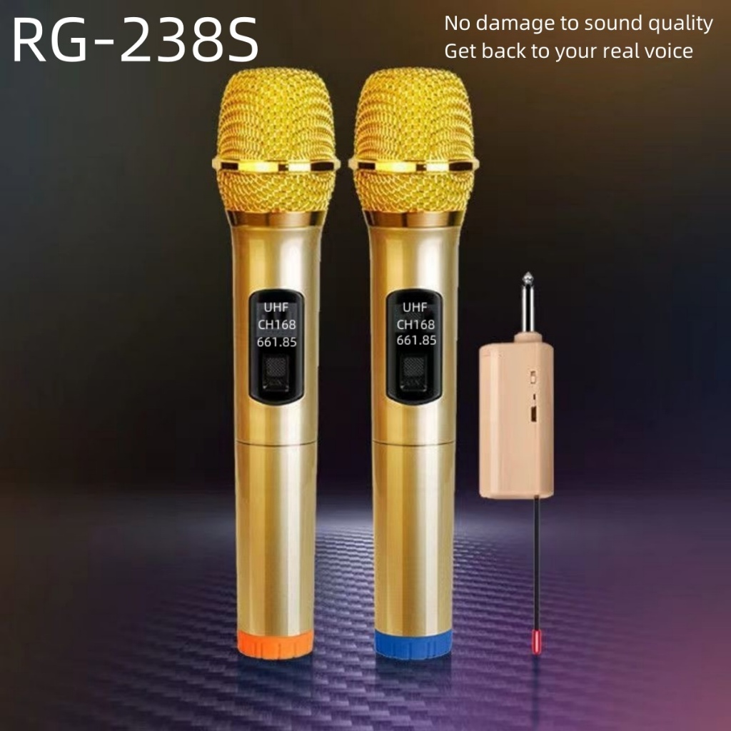 Ultra high frequency wireless microphone handheld system RG-238S ...