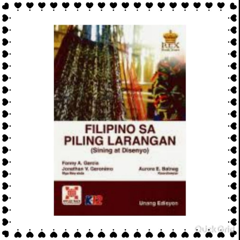 Filipino sa Piling Larangan (Sining at Disenyo) | Shopee Philippines