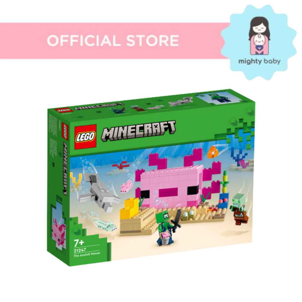 Lego Minecraft The Axolotl House | Shopee Philippines