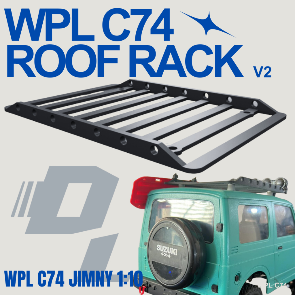 WPL C74 JIMNY 4X4 RC CRAWLER 1:10 ROOF RACK V2 | Shopee Philippines
