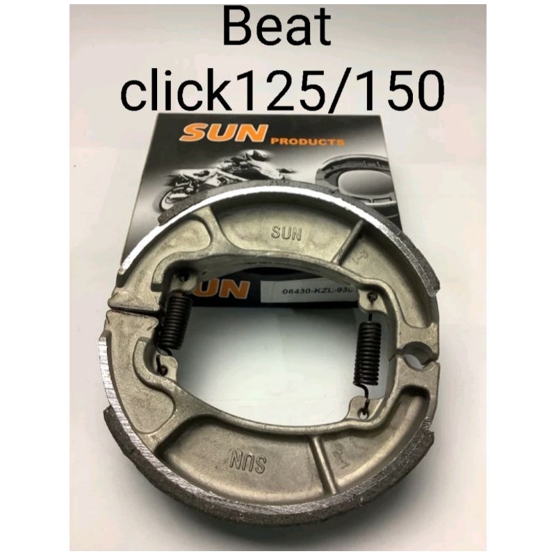 HONDA BEAT BRAKE SHOE SUN ORIGINAL | Shopee Philippines