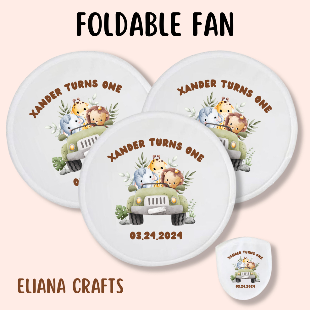 Personalized Foldable Fan Giveaway | Shopee Philippines